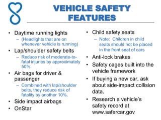 Driving safety | PPTX