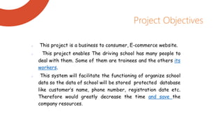 Driving_School_Management project pptttt | PDF | Computing | Technology ...