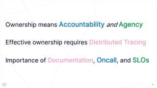 Driving Service Ownership with Distributed Tracing | PPT