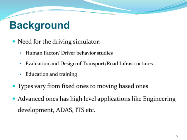 Driving simulator validation study | PPTX