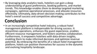 Driving Success in the Hotel Industry | PPT