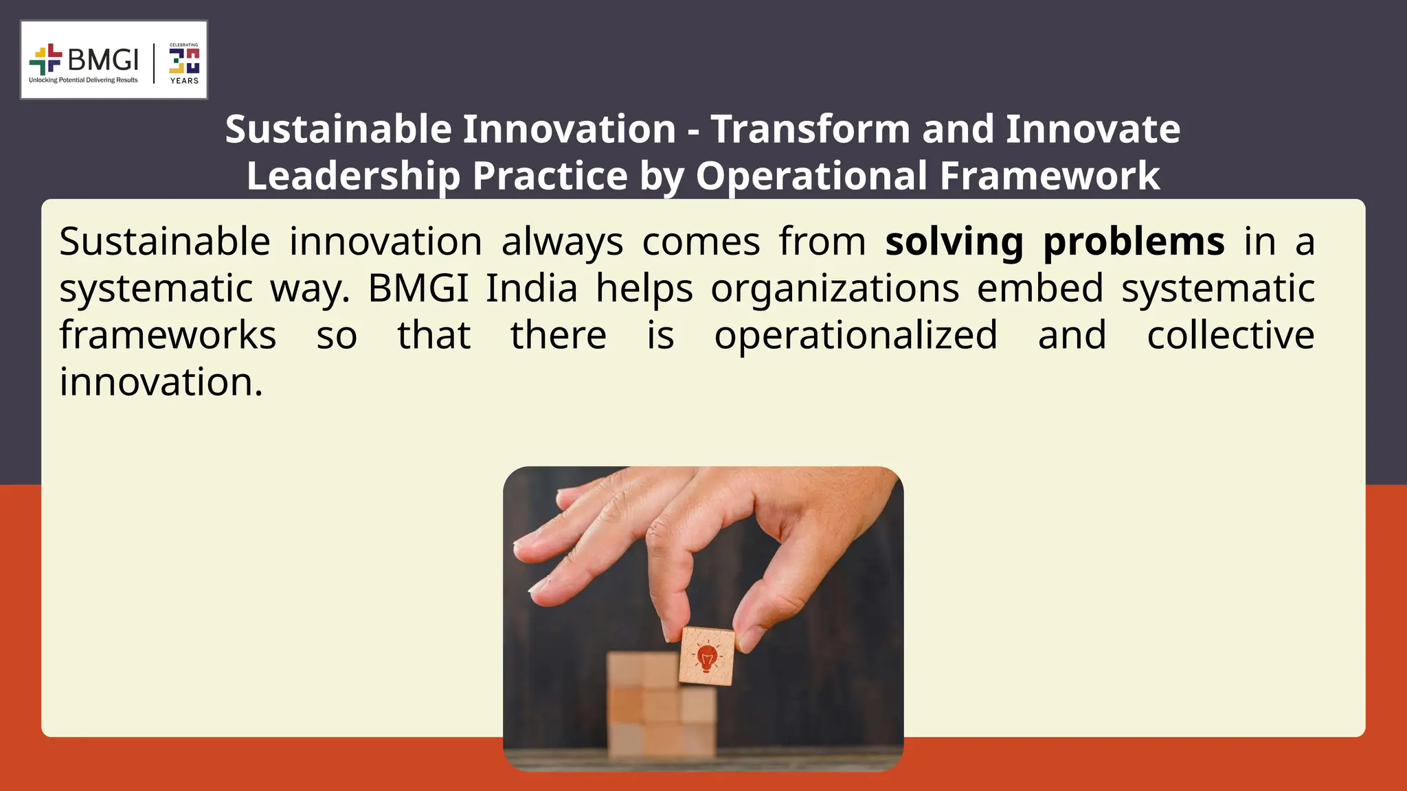 Driving Sustainable Innovation: How BMGI India Systematically Builds a ...