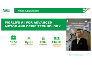 Engage with...Control Techniques, a Nidec Brand | Driving the Electric ...