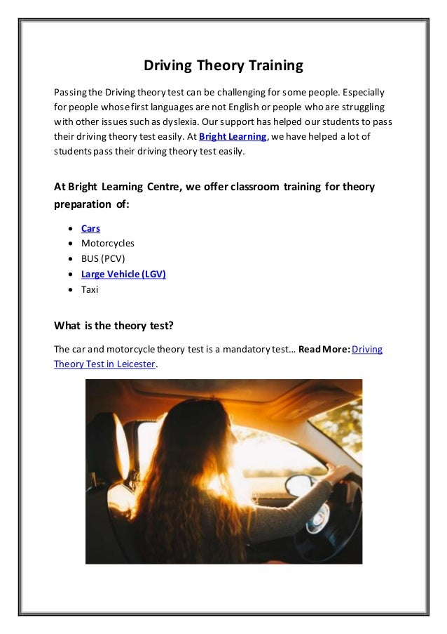 Driving Theory Test In Leicester driving-theory-test-in-leicester