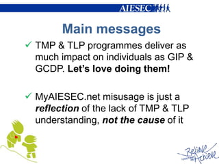 Drivingtlpandtmpgrowthusingmyaiesec net-120618041950-phpapp02 | PPTX