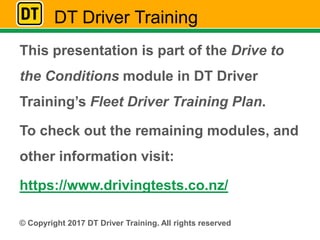 Drive to the conditions | PPTX