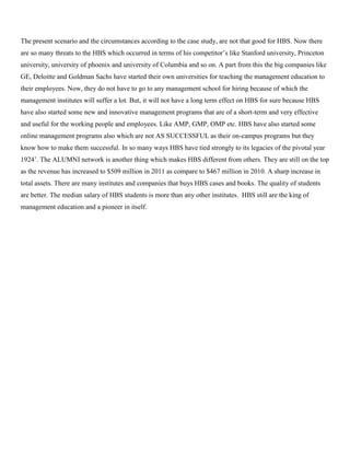 Driving towards a disruption hbr case study | PDF
