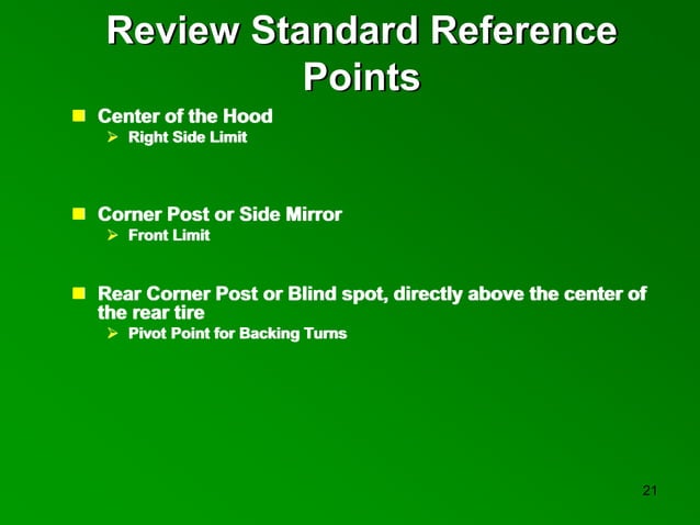 Vehicle Reference points.ppt | Auto Safety | Automotive