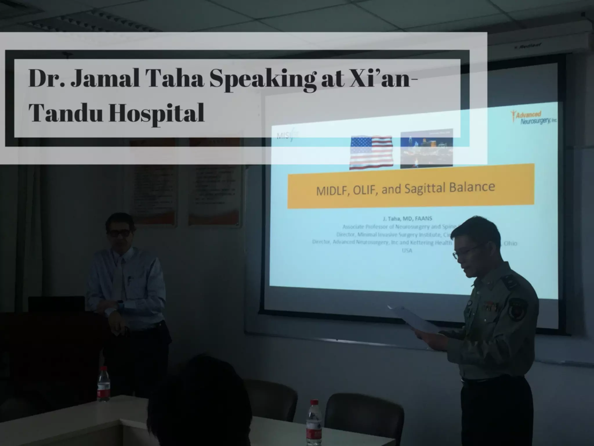 Dr. Jamal Taha Speaking Event Photos | PDF