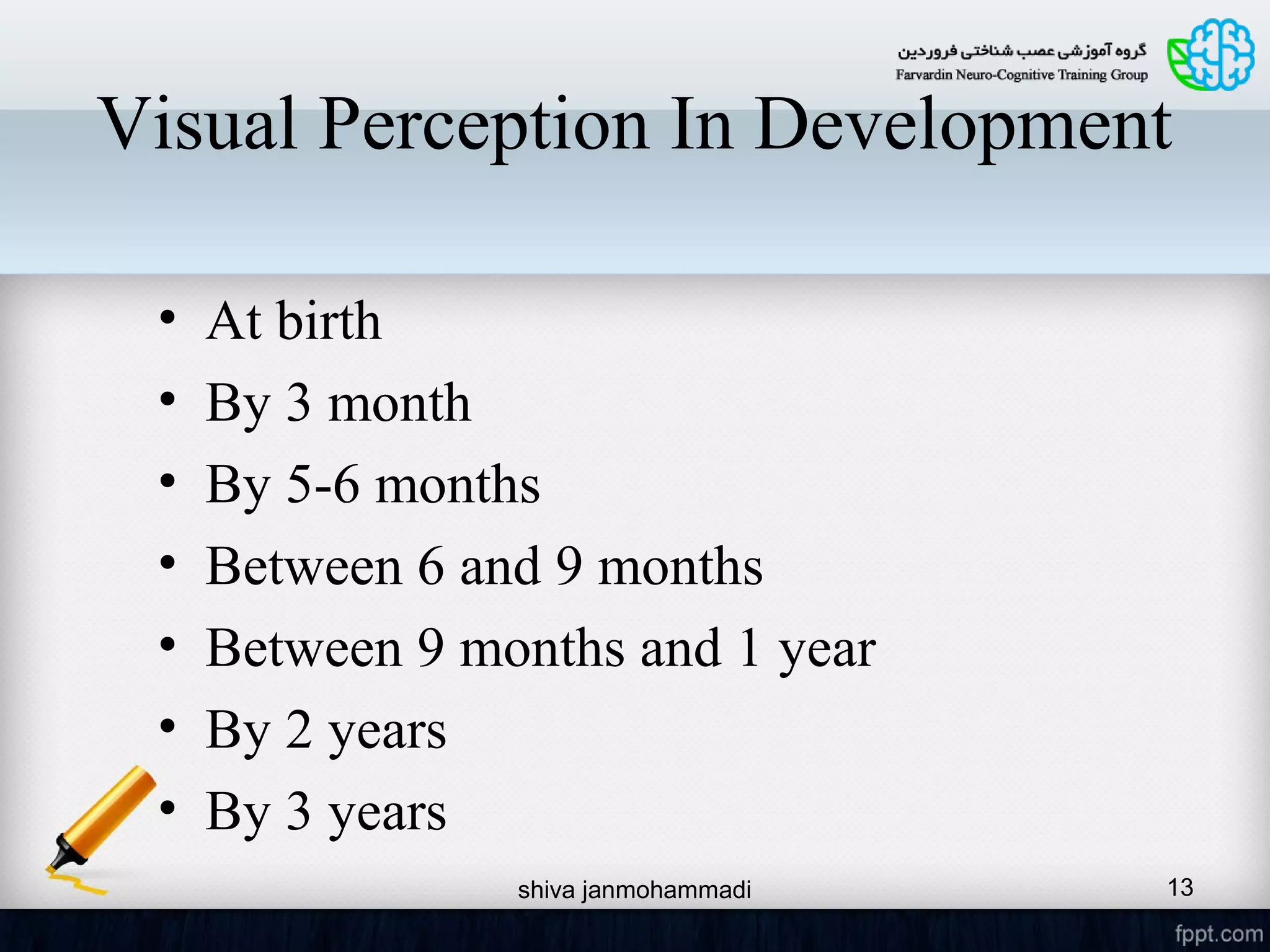 visual motor perception in Cerebral Palsy | PPT