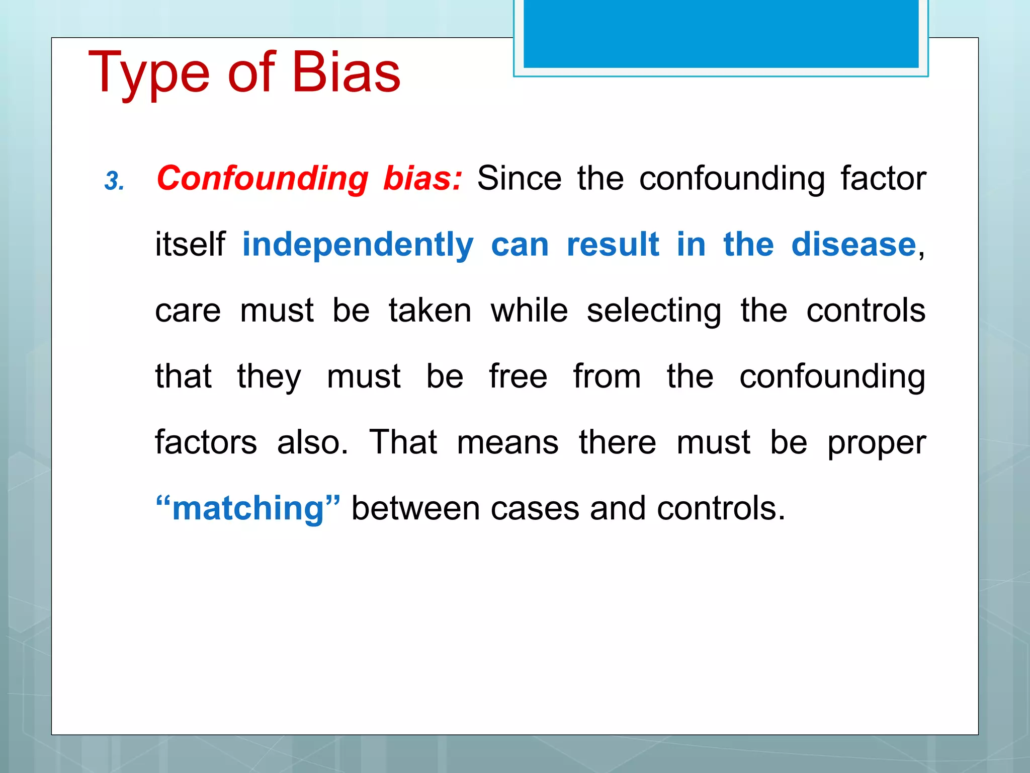 Hypothesis testing, error and bias | PPTX
