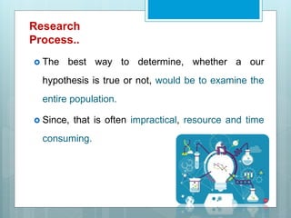 Hypothesis testing, error and bias | PPTX