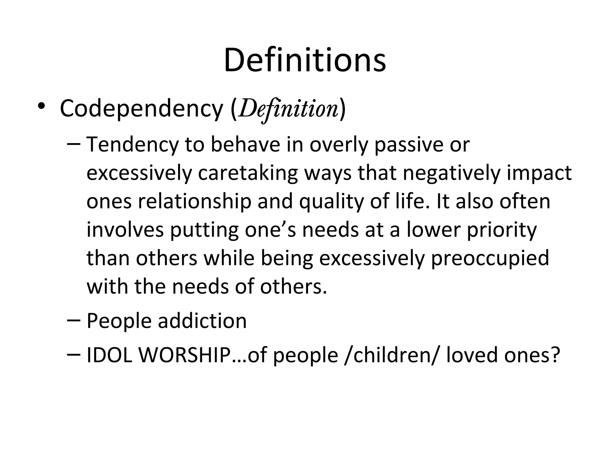 Dr. Jay: Codependency | PPT