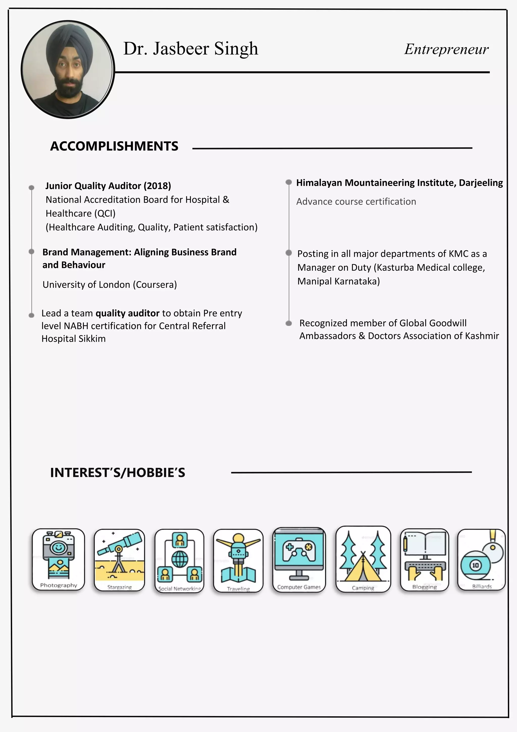 Dr. Jasbeer Singh Resume | PDF