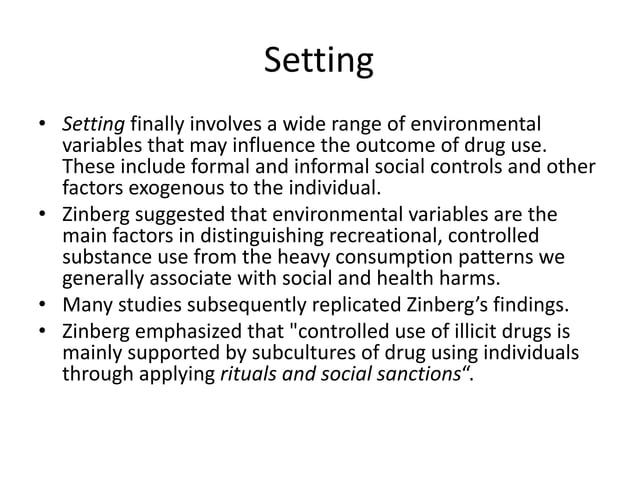 Dr Jean Paul Grund - Supporting power point slides on Drug Set and ...