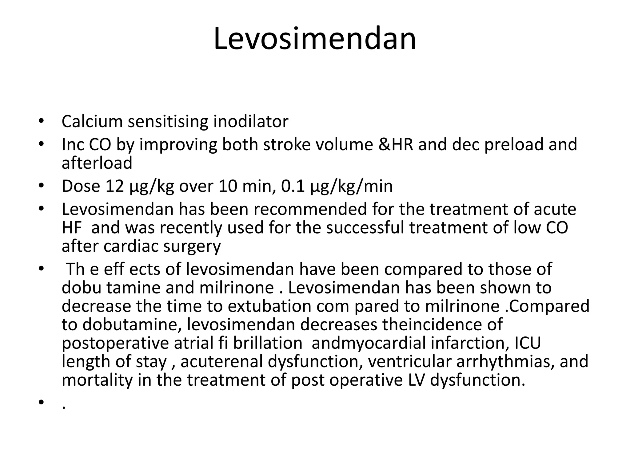 Dr jeevraj Low Cardiac Output In cardiac surgery | PPTX