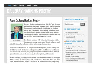Dr. Jerry Hankins' Poetry Website - DrJerryHankins.org - Website ...