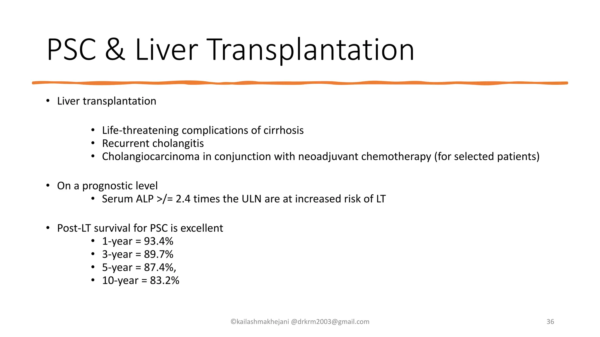 Primary Sclerosing Cholangitis (PSC) | PPTX