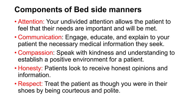 Bed side manners.pptx | Parenting Babies and Toddlers | Parenting