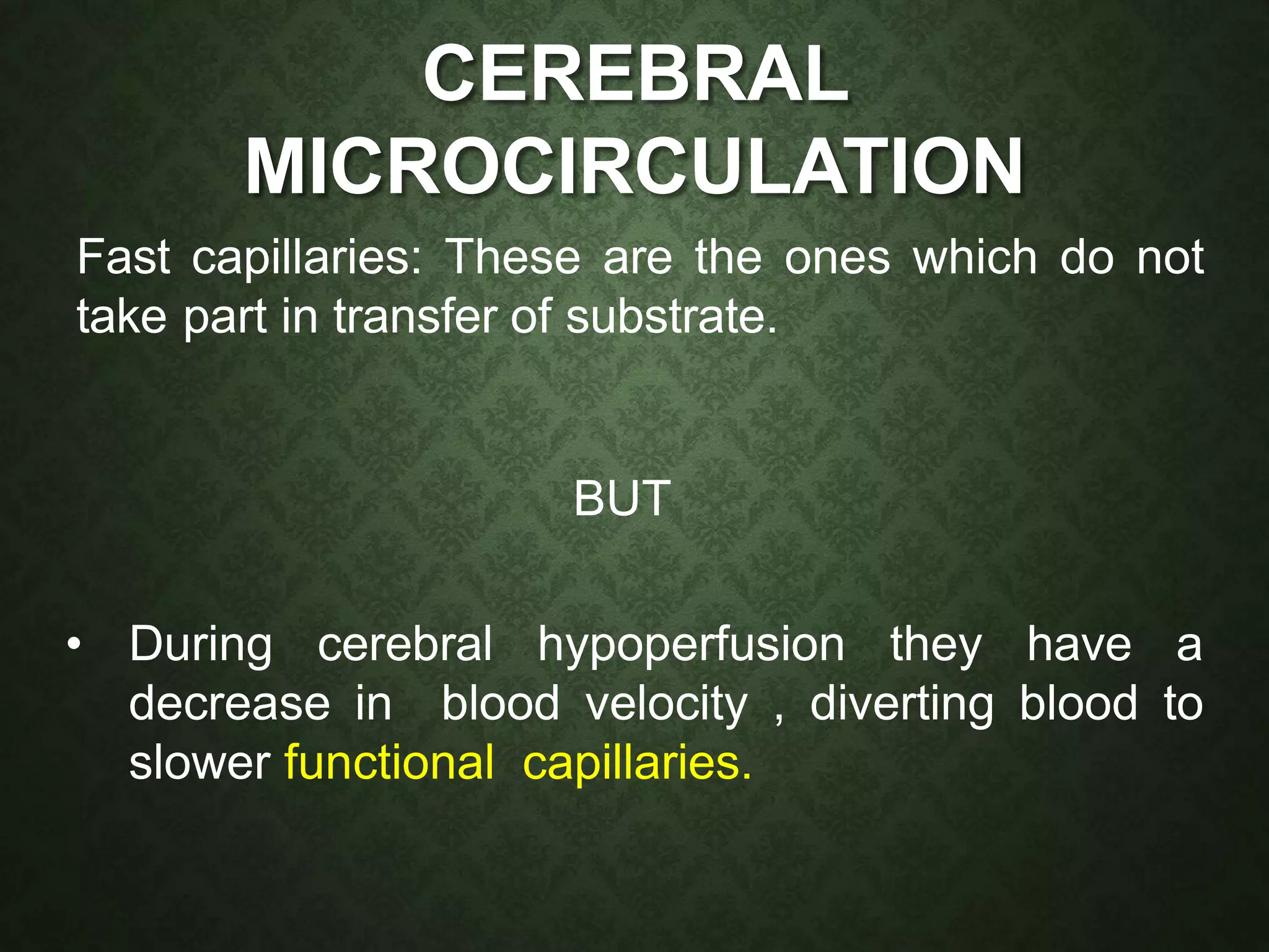 Cerebral Blood Flow and its Regulation | PPTX