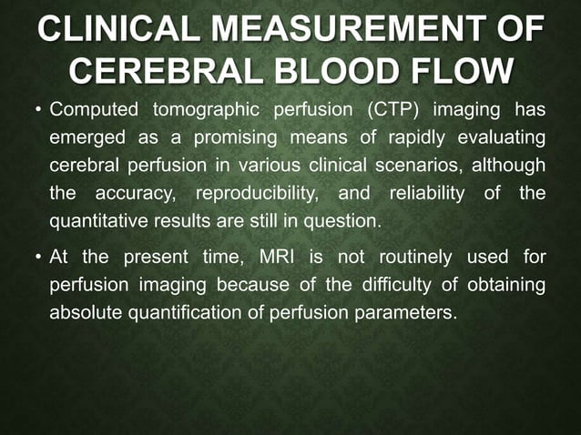 Cerebral Blood Flow and its Regulation | PPTX | Brain and Nervous ...