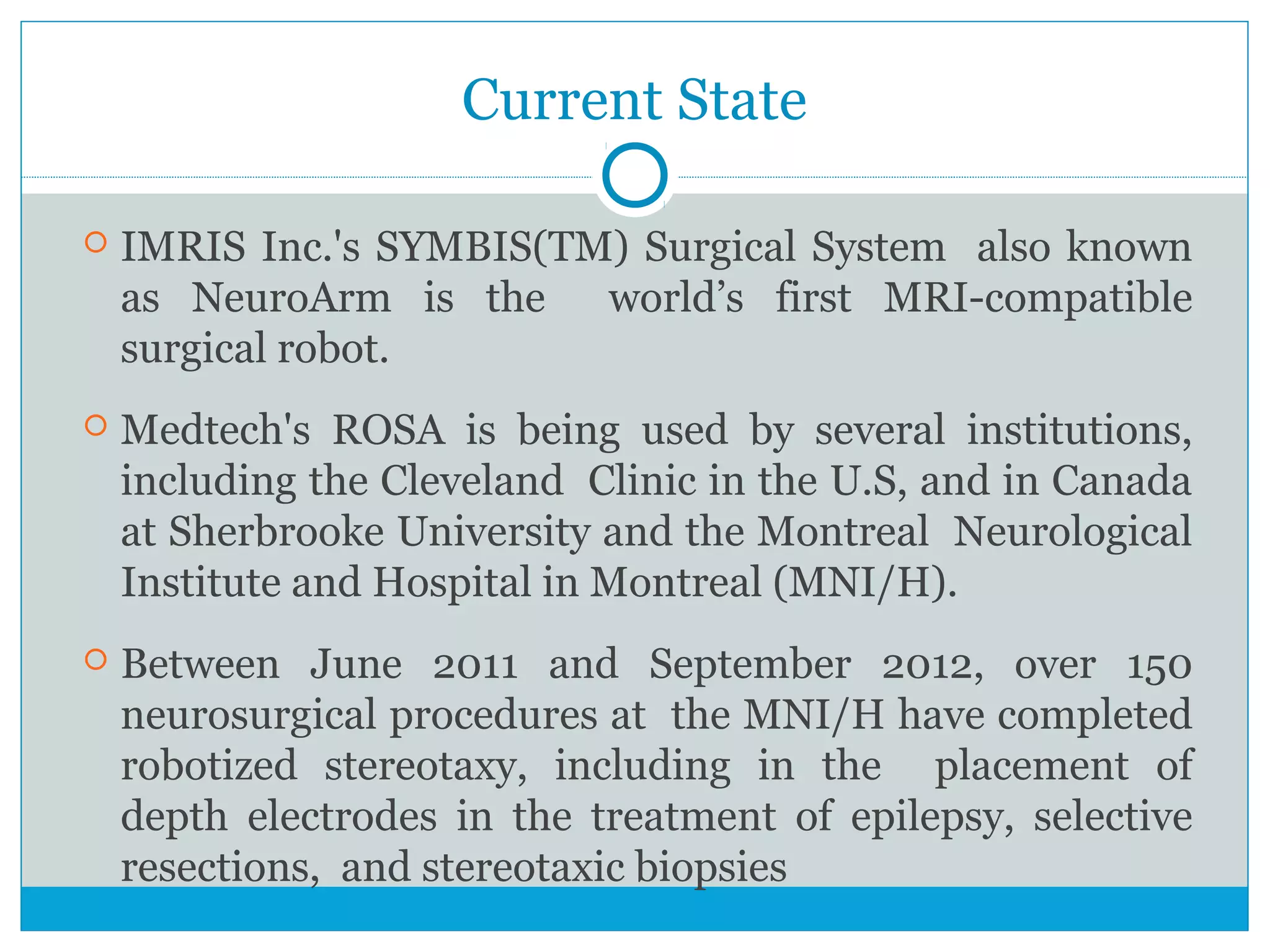 Robotics and simulation in neurosurgery | PPT
