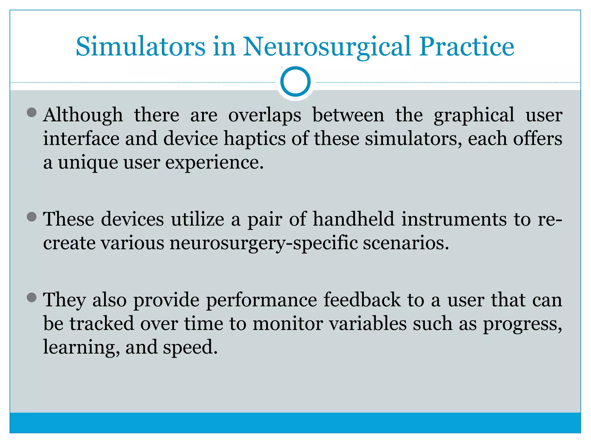 Robotics and simulation in neurosurgery | PPT