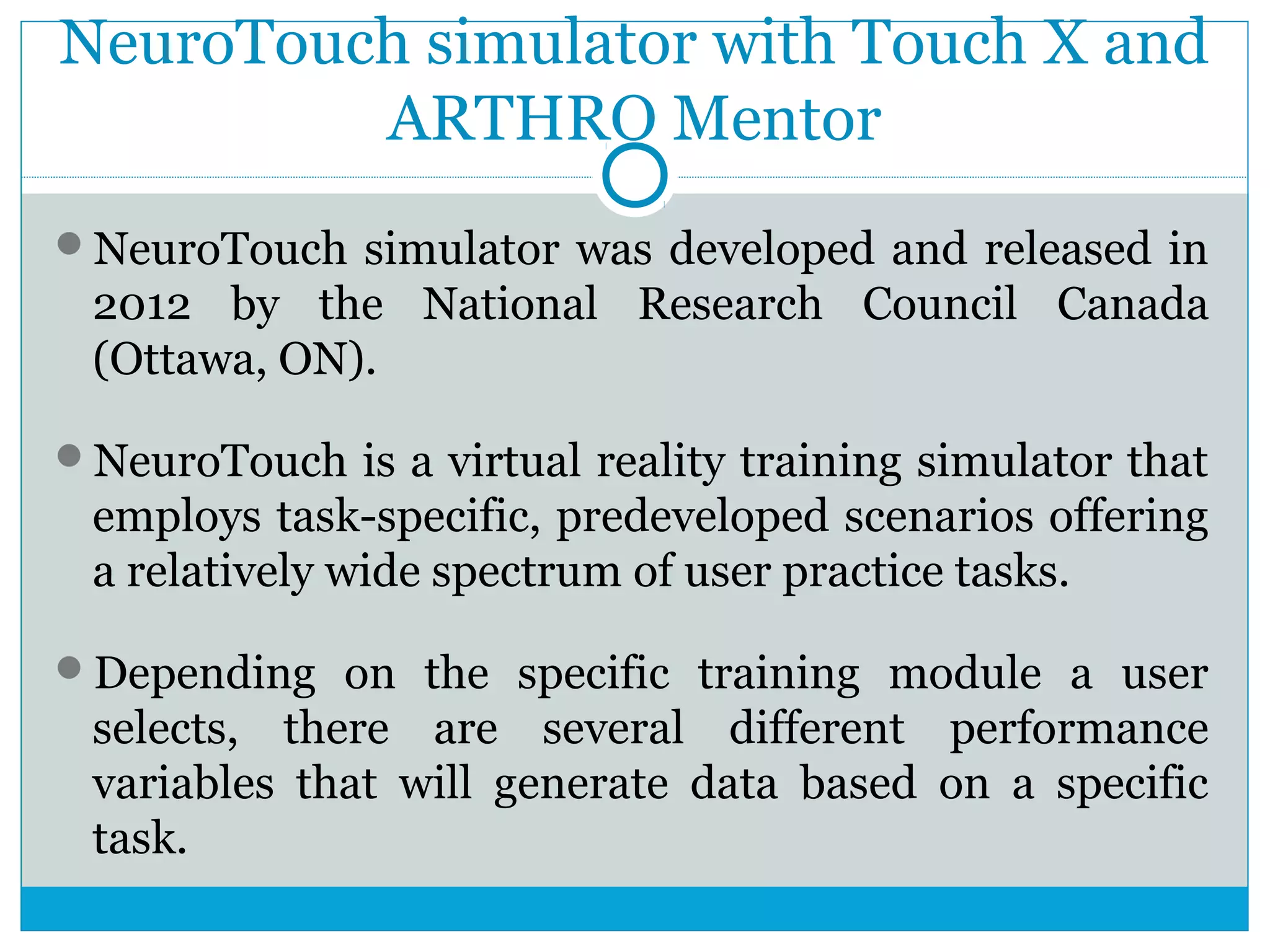 Robotics and simulation in neurosurgery | PPT