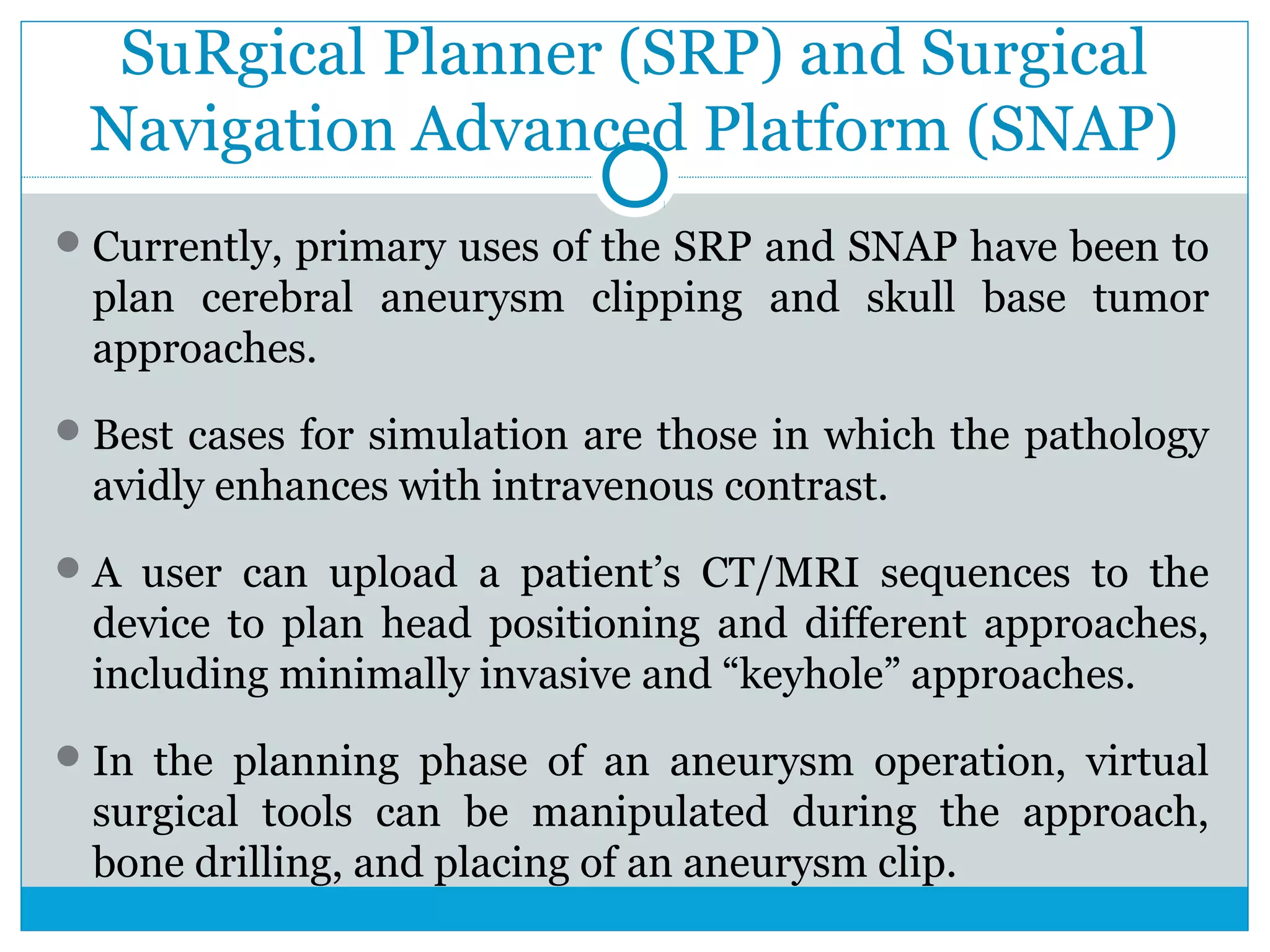 Robotics and simulation in neurosurgery | PPT