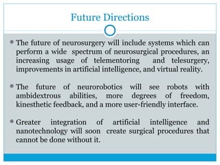 Robotics and simulation in neurosurgery | PPT
