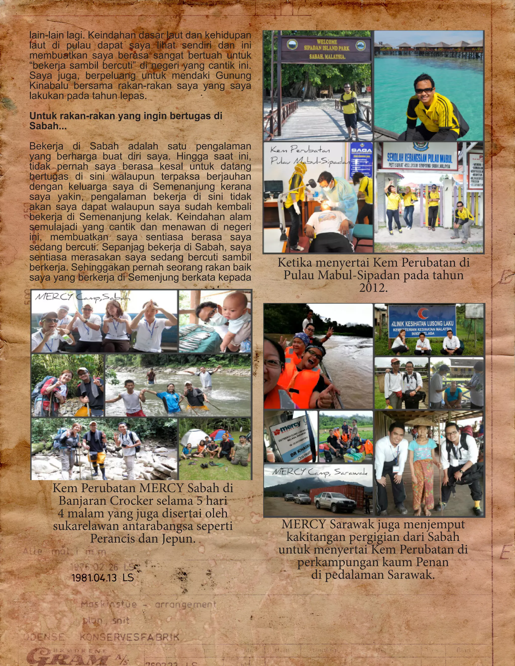 Tstimoni dari Dr Khairul di Samporna Sabah | PDF