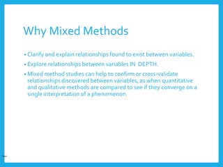 Mixed Method Research Methodology | PPTX