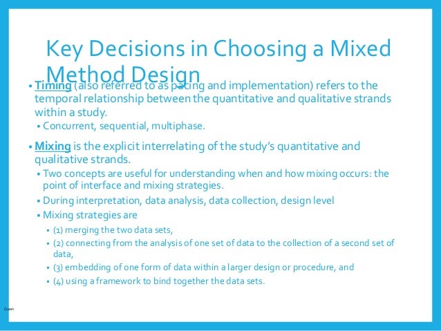 Mixed Method Research Methodology