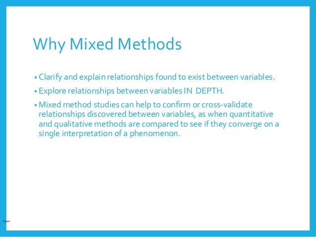 Mixed Method Research Methodology