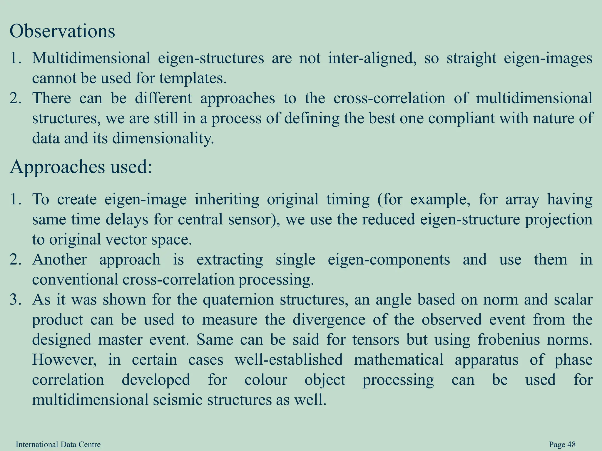 Multivariate Dimensionality Reduction In Cross Correlation Analysis Ppt