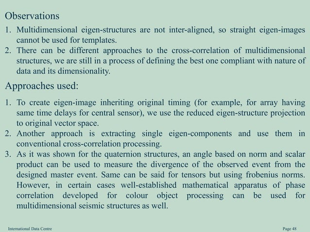 Multivariate dimensionality reduction in cross-correlation analysis | PPT