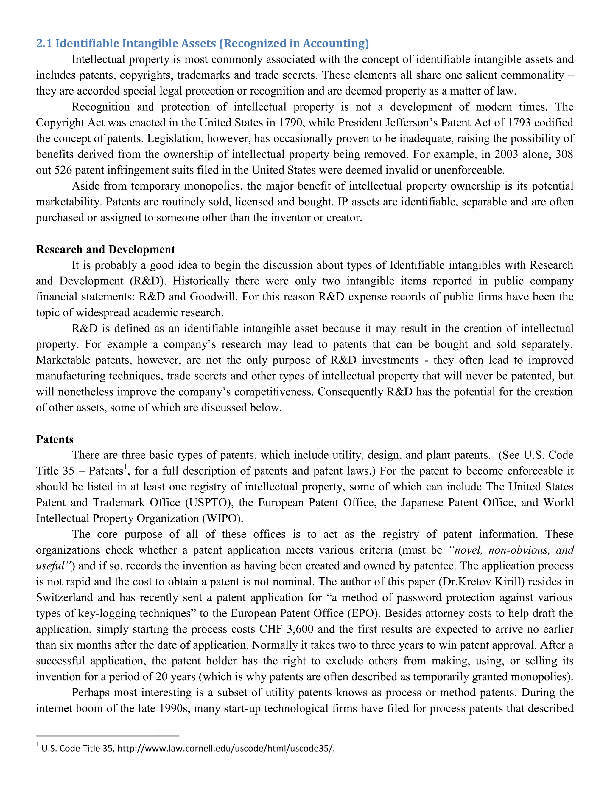 Dr. Kretov Kirill - Basic classification of corporate assets. Introduction to Various types of ...