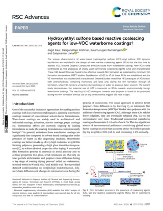 Dr. Krishnan Ranganathan - Research Publications | PDF