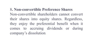 BASICS OF COMPANY ACCOUNTS PREFERENCE SHARES | PPT