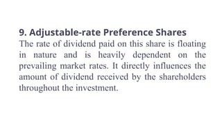 BASICS OF COMPANY ACCOUNTS PREFERENCE SHARES | PPT
