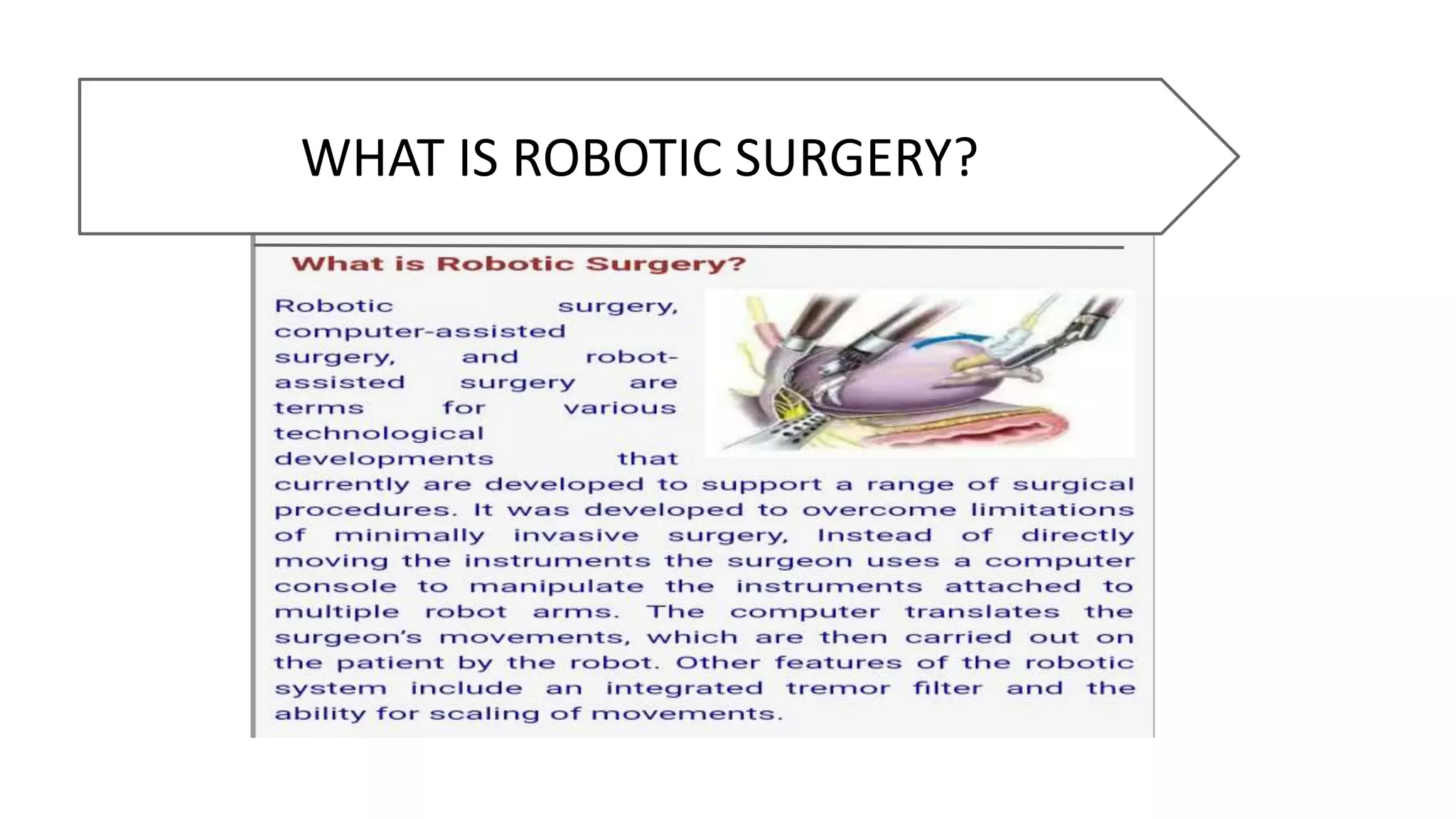 Robotic Surgery | PPT