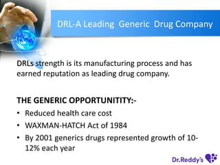 Dr. Reddy's Laboratories | PPTX