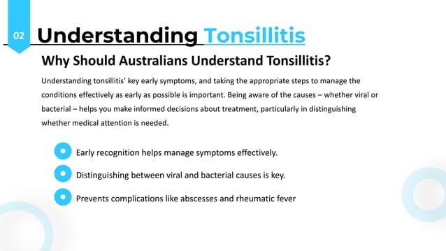 Understanding Tonsillitis by Dr. Brett Leavers | PPT