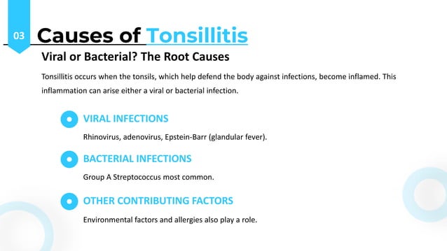 Understanding Tonsillitis by Dr. Brett Leavers | PPT