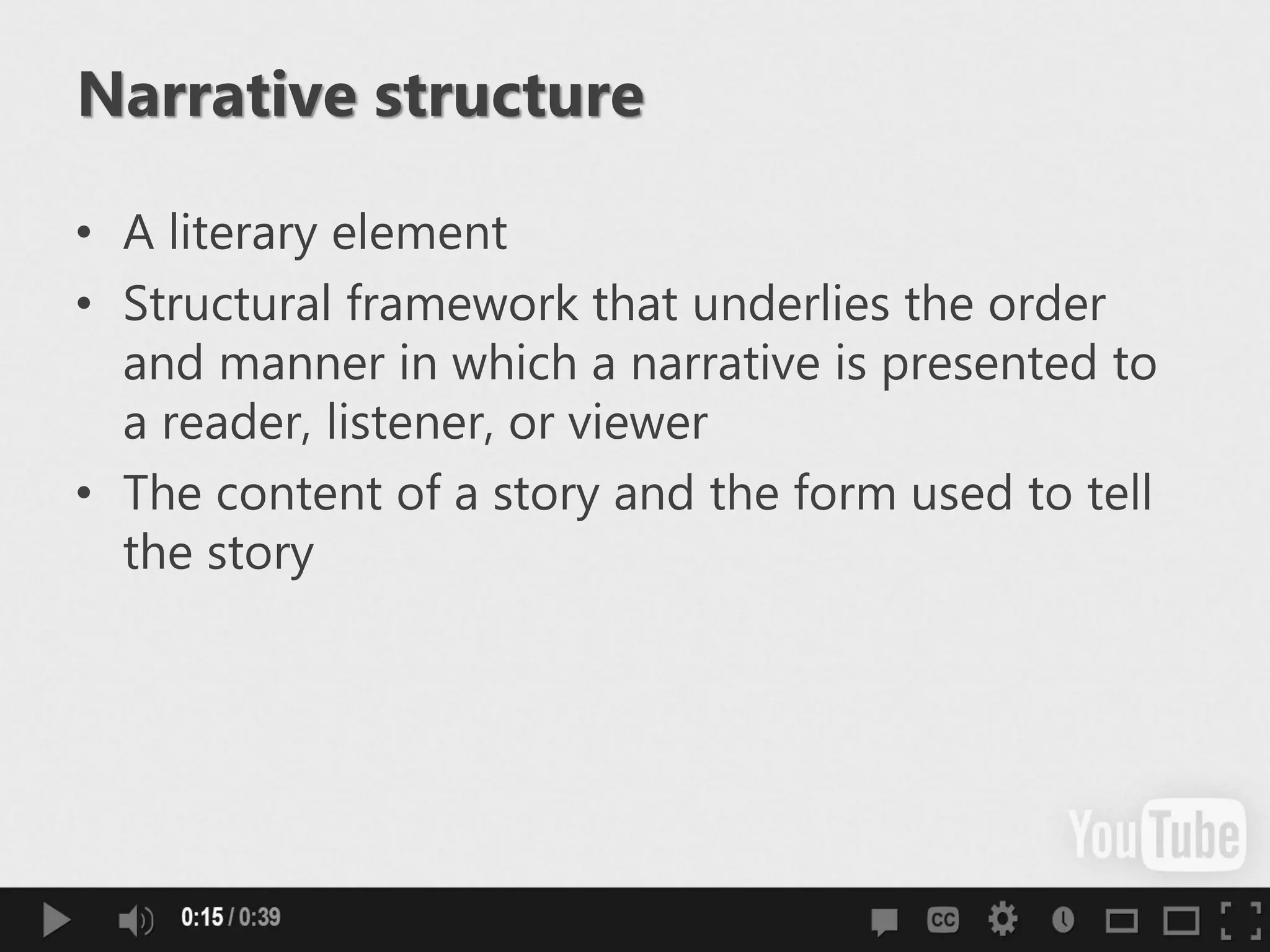 Developmental Reading Lesson 5 Narrative Structures | PPT