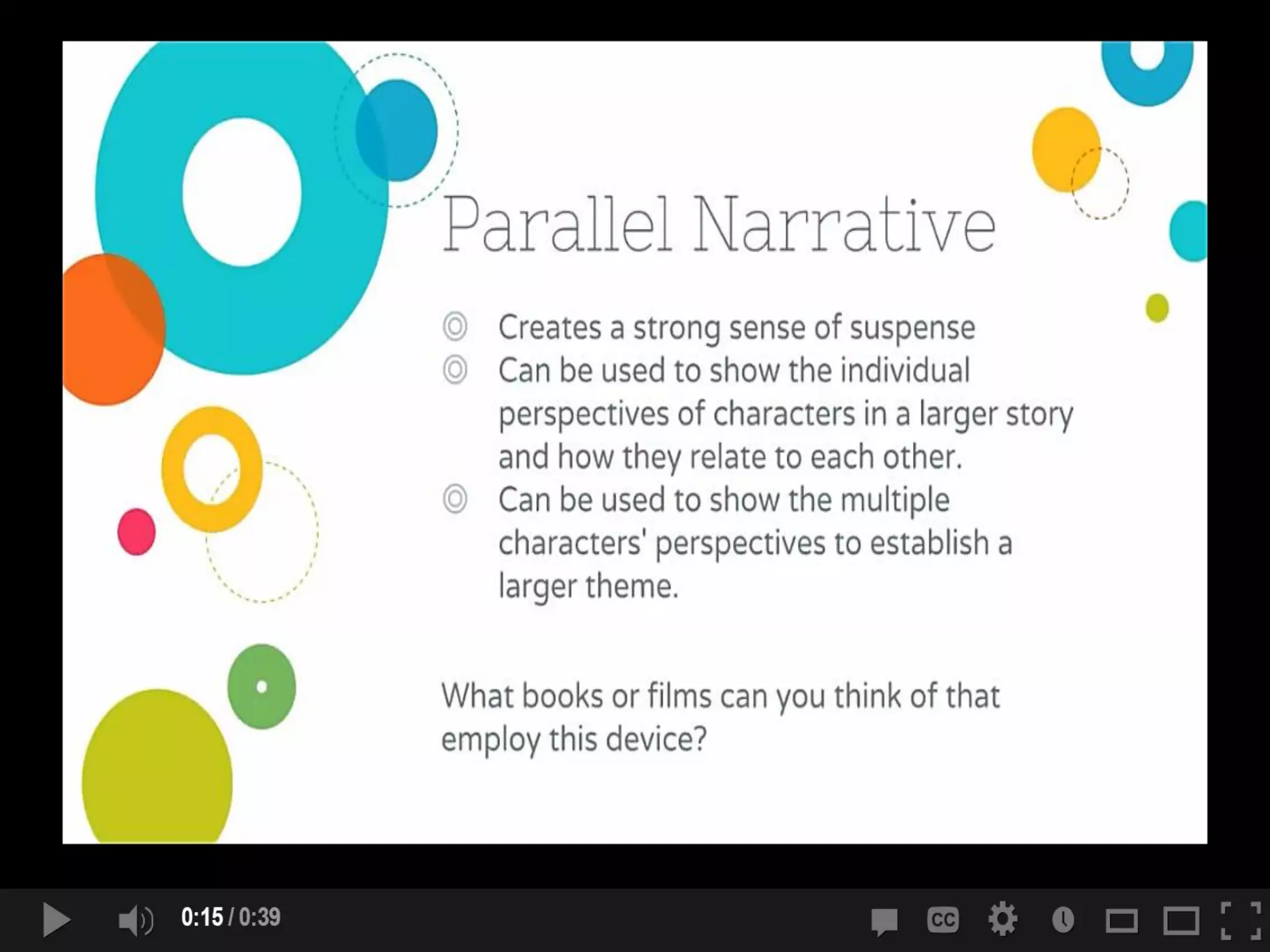 Developmental Reading Lesson 5 Narrative Structures | PDF