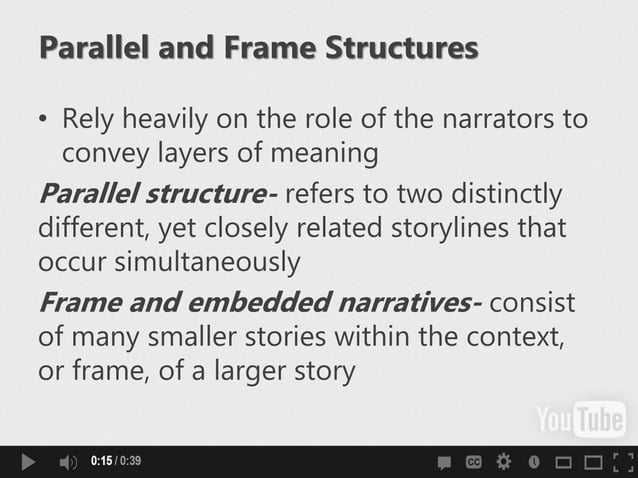 Developmental Reading Lesson 5 Narrative Structures | PPT