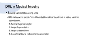 DRL Medical Imaging Literature Review | PPT
