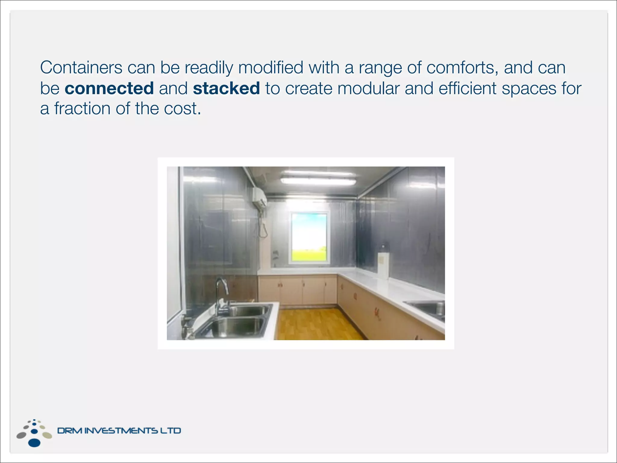 DRM Prefab Container Units | PDF