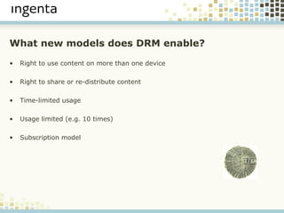 DRM: A Skeptics View | PPT